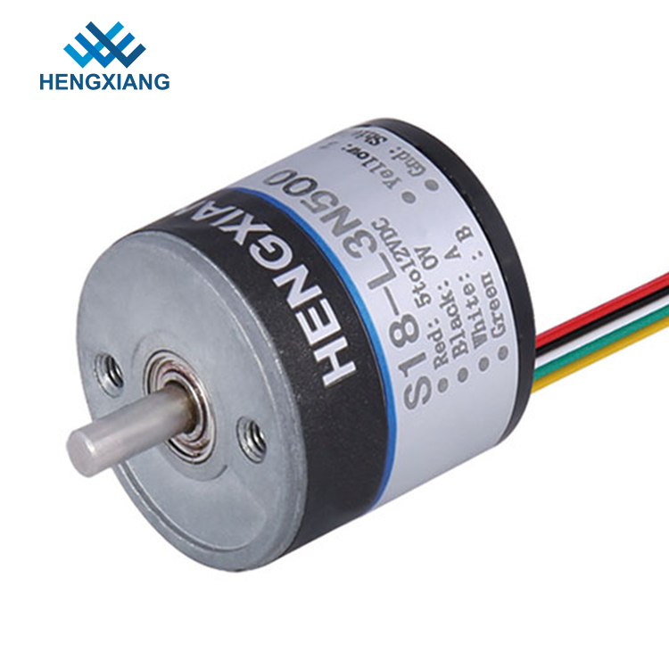 Solid Shaft 2.5mm Miniatur Rotary Encoder, ABZ Phase Resolution 360 ...