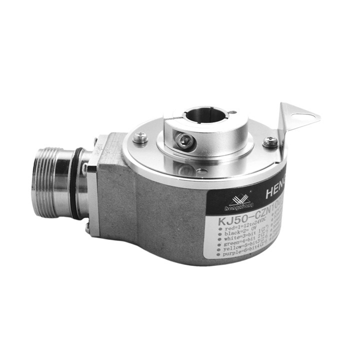 1024 Ppr 10 Bit Absolute Optical Rotary Encoder Melalui Lubang 8mm NPN ...