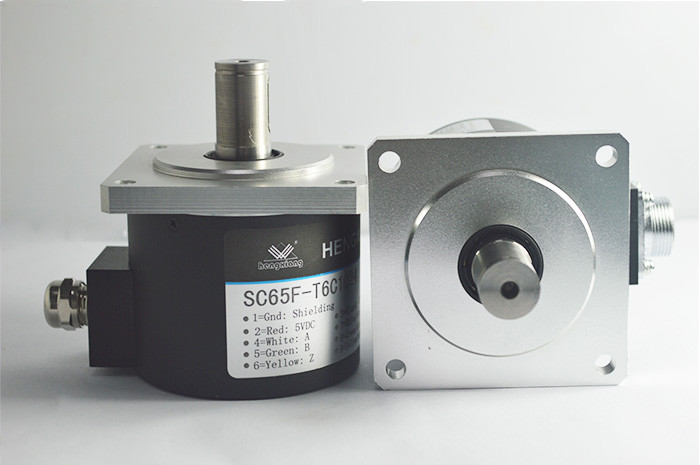 Keyway Heavy Duty Encoder Solid Shaft 15mm SC65F 6 Phase Line Driver Output